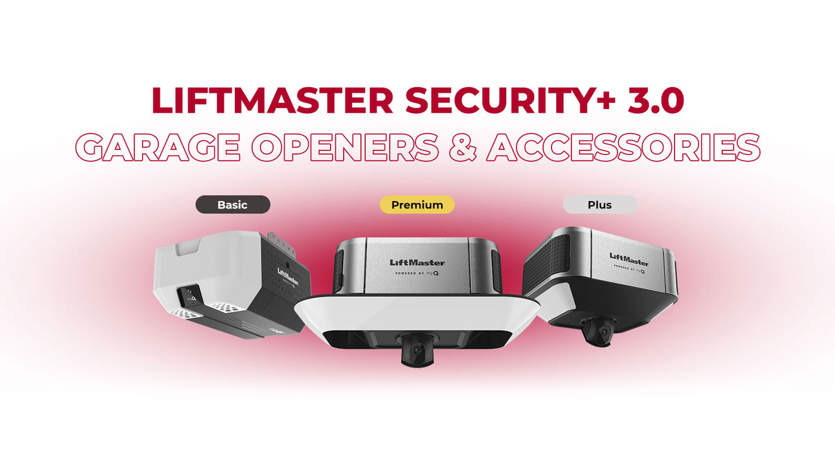 New LiftMaster Plus & Premium Garage Door Openers