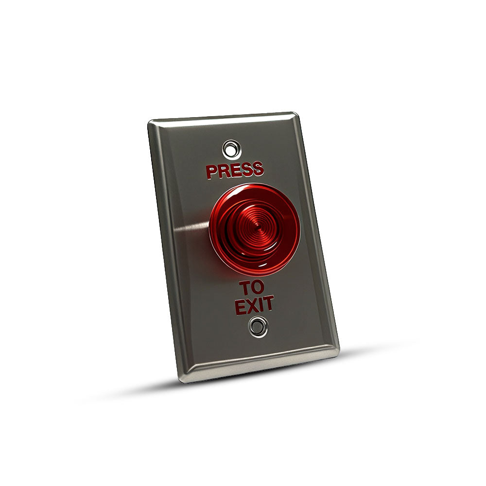 ASE FAS-H-PB110 Red "Push To Exit" Button | All Security Equipment