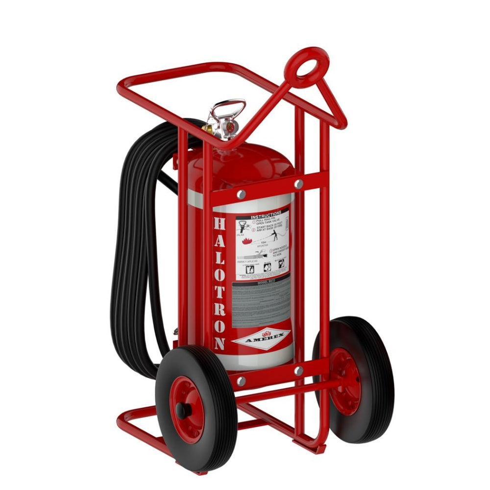 Amerex 65lb Halotron I Stored Pressure 16" Wheels - Model B673 24757