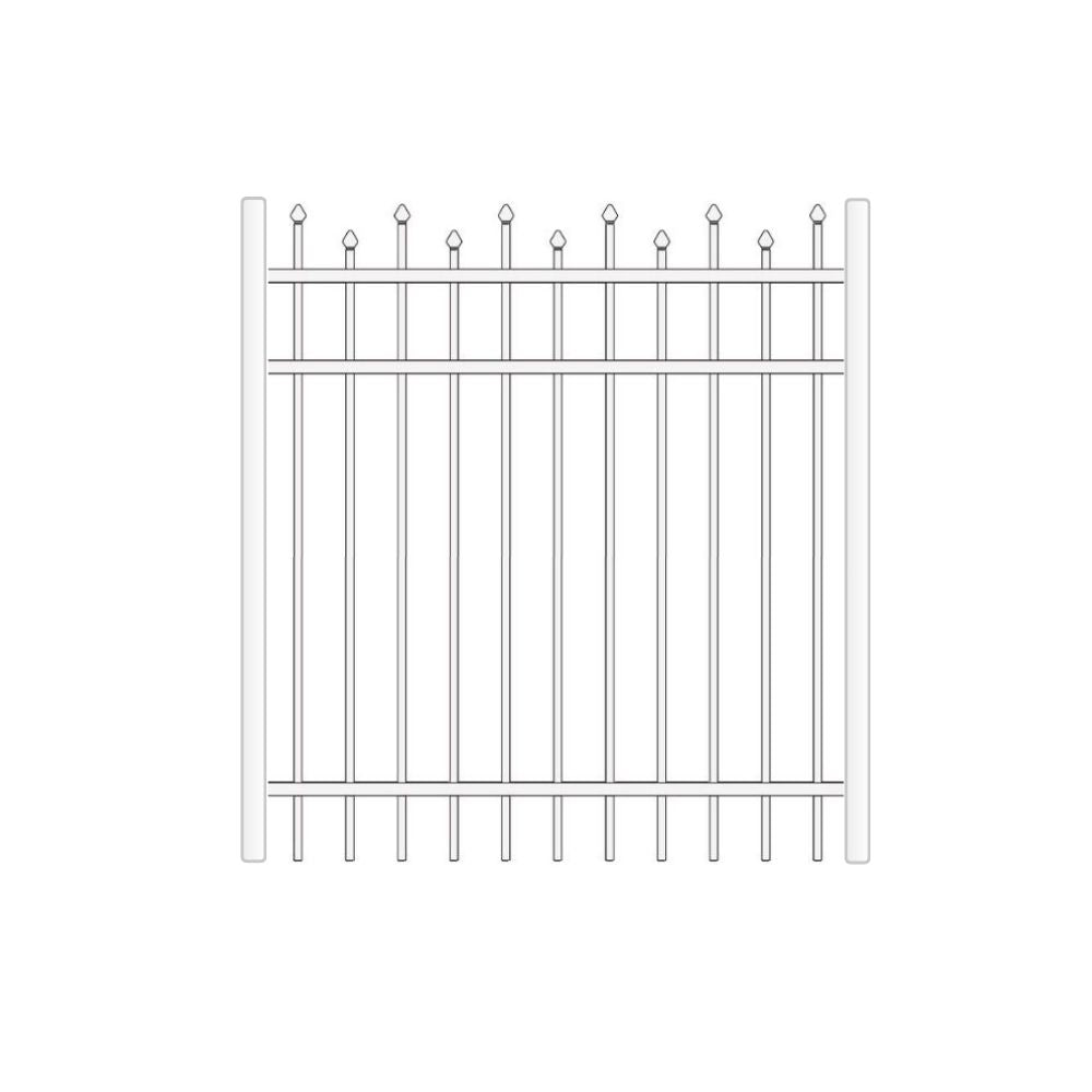 Residential Walk Gate 4’ H x 3’ W Aluminum California Style - iDeal