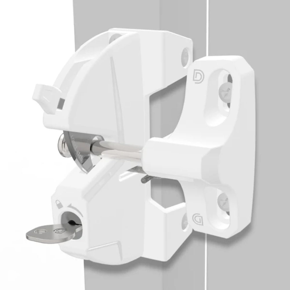 D&D Technologies LL3ALW LokkLatch Series 3 - Latch Only (White)