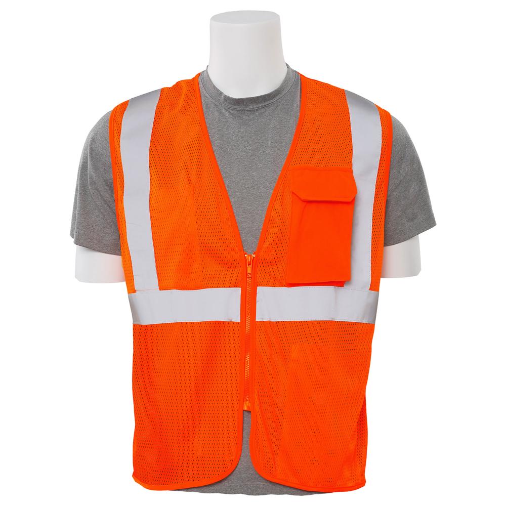 ERB Safety S169 Surveyor Safety Vest (Orange) | All Security Equipment