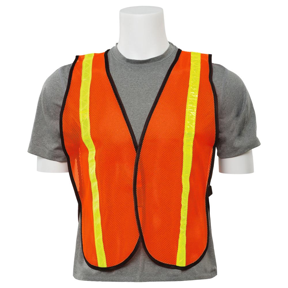 ERB Safety S18R Reflective Vest Orange 14601 Pack of 24 | All Security ...