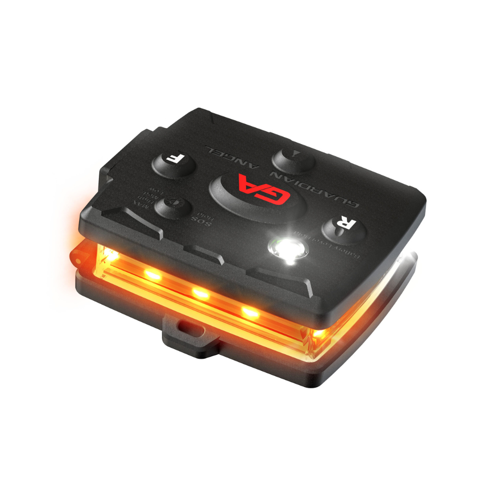 Guardian Angel Micro Series Wearable Safety Light White/Orange MCR-W/O