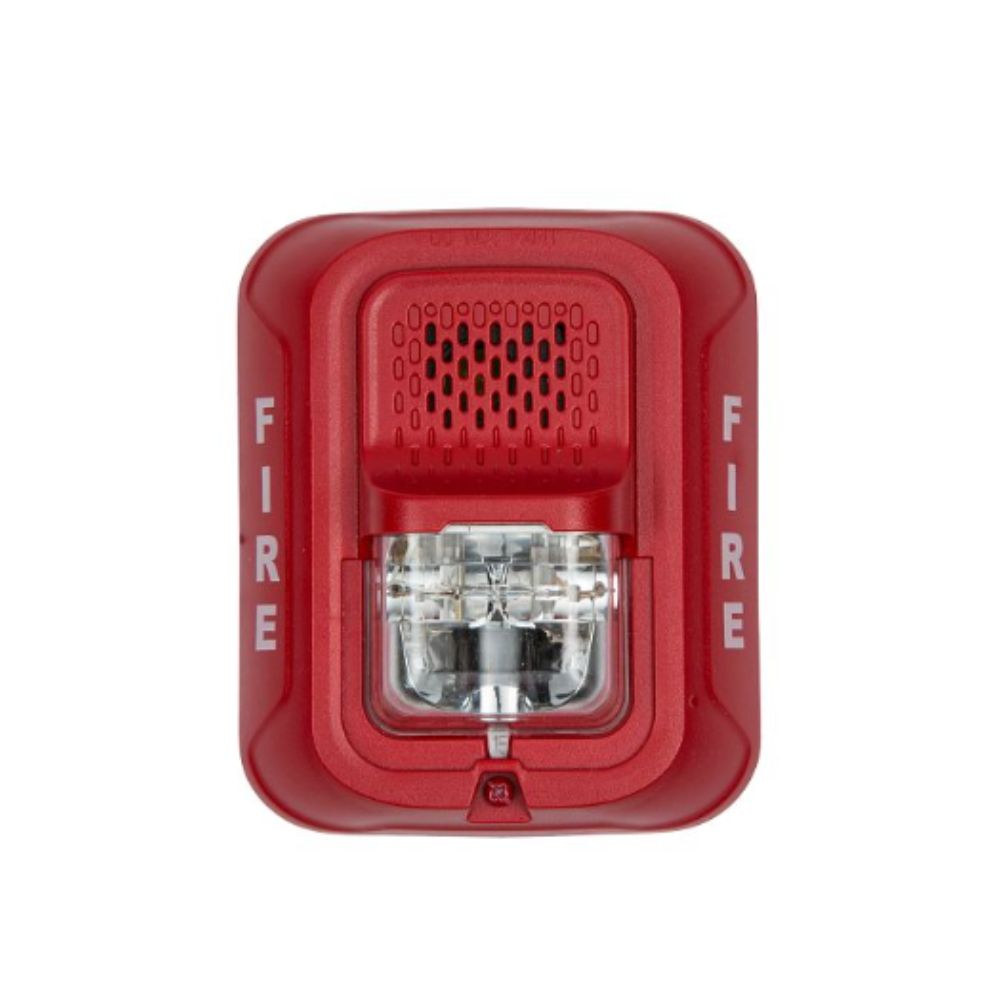 LiftMaster Fire Rated Red Horn Strobe, 2-Wire (12/24VDC)