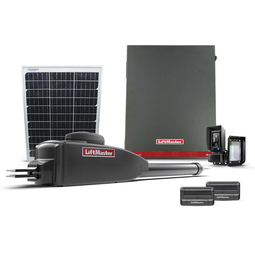 LiftMaster Single Swing Gate Opener Solar Kit LA412XL20W-ASE