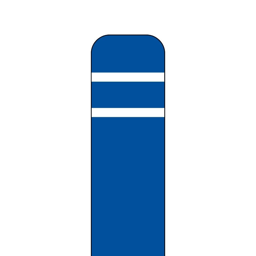 Post Guard Flat Top 4.5" Bollard Cover (Royal Blue)