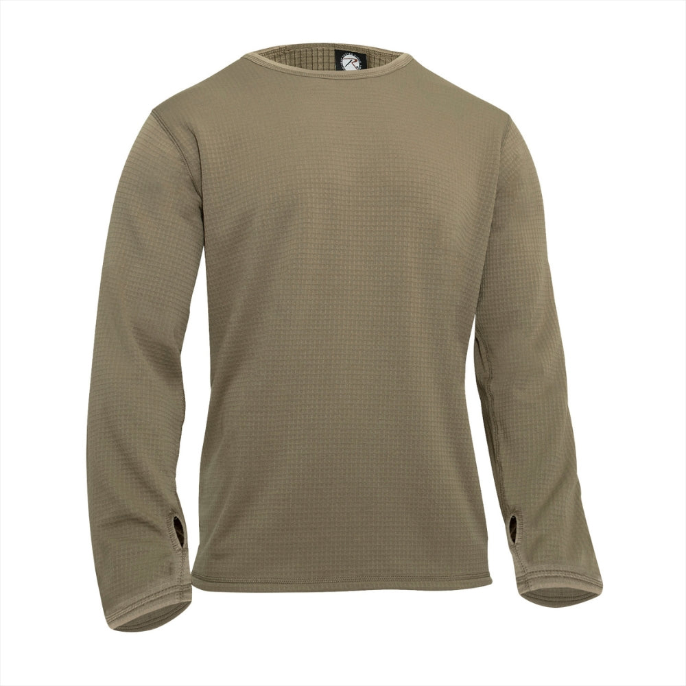 Rothco Gen III Level II Underwear Crew Top (AR 670-1 Coyote Brown)