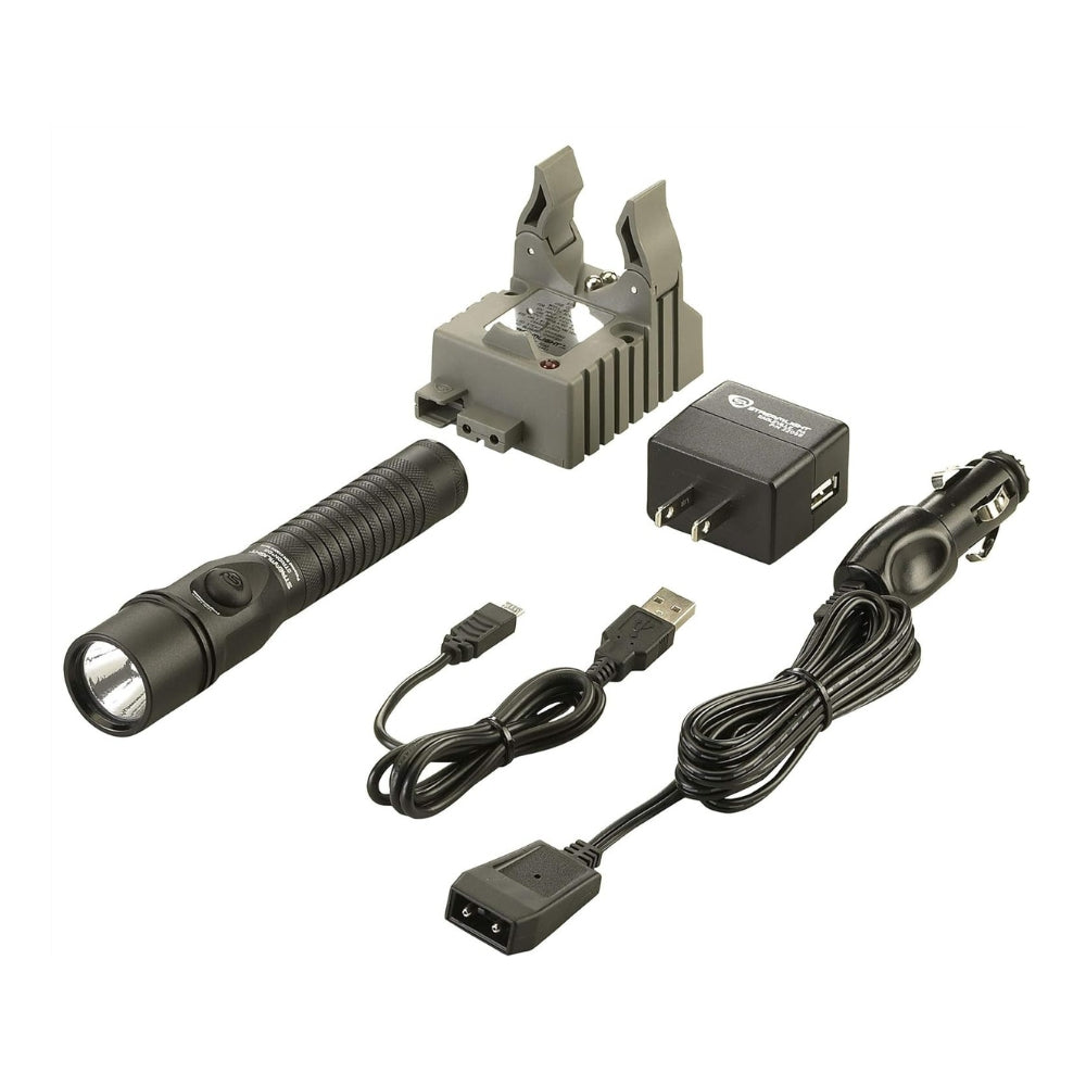 Streamlight Strion DS® LED Flashlight with AC/DC Charger and Holder (Black)