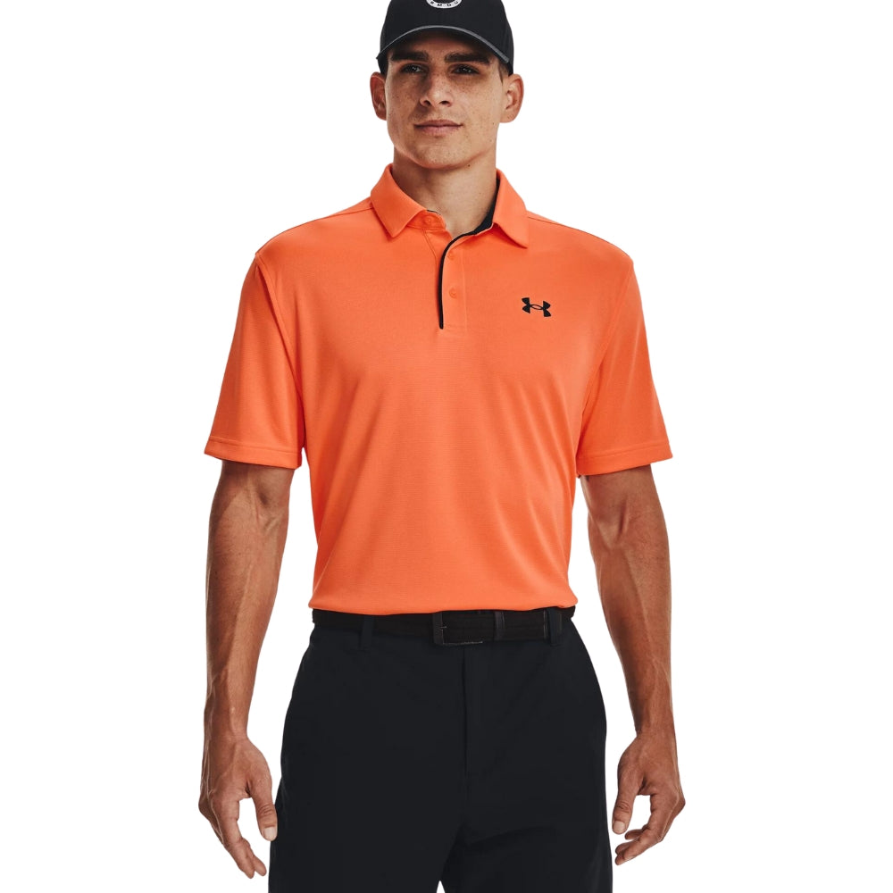 Under Armour Men's Tech Polo (Orange Blast) | All Security Equipment