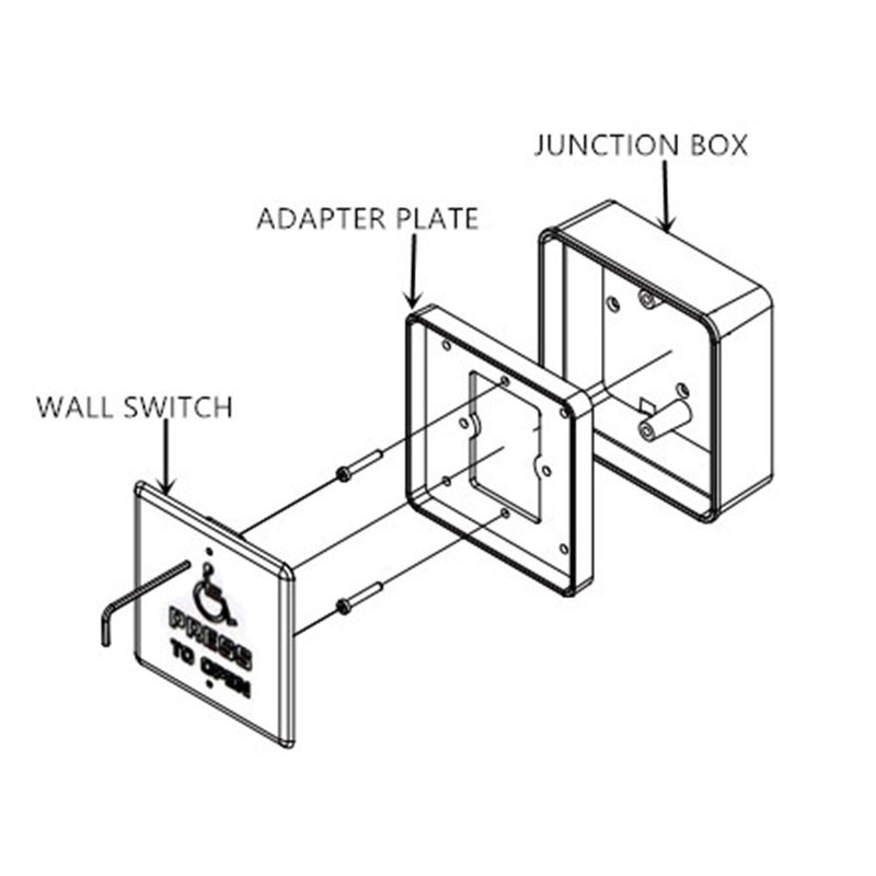 ADA Stainless Steel Push Button FAS-ADAPB | All Security Equipment