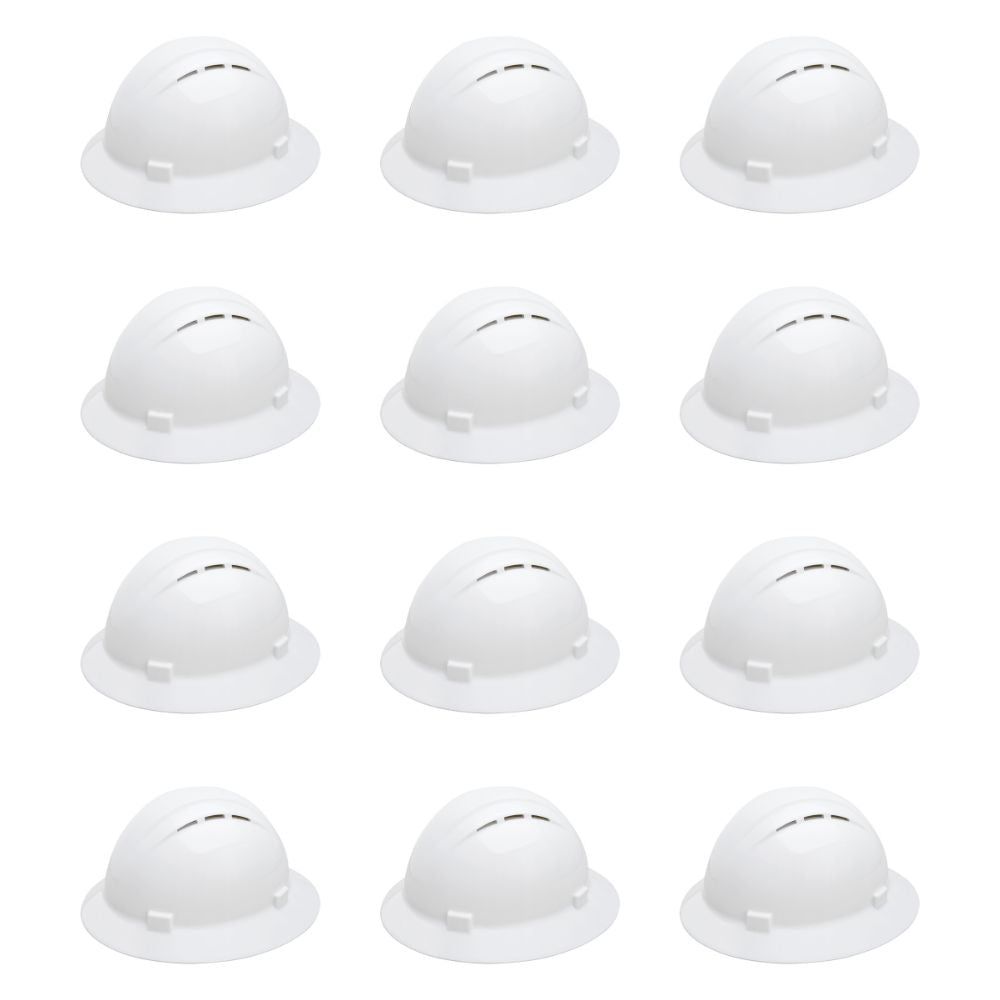 ERB Safety Americana Vent Full Brim Slide-Lock Suspension (Pack of 12)