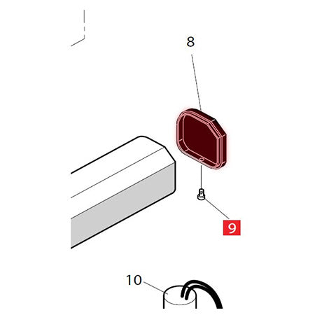 FAAC DX End Cap Protective Cover 727147 | All Security Equipment