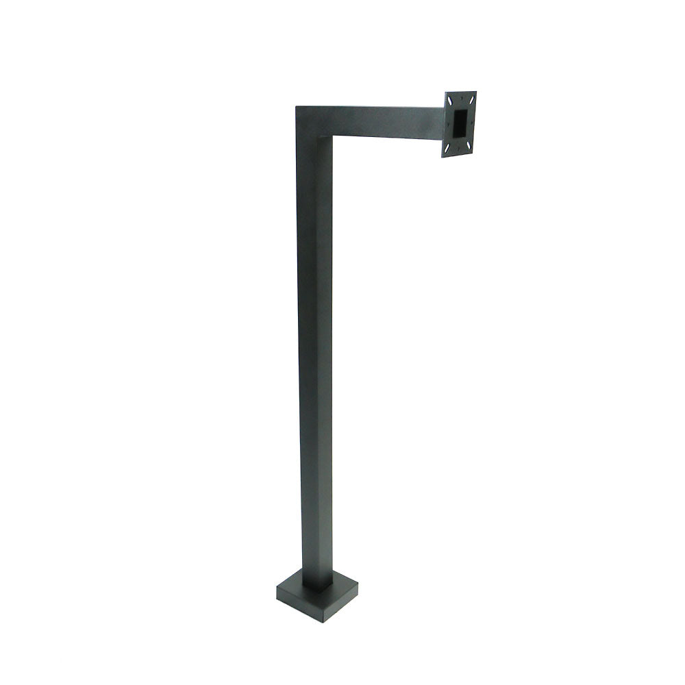 Heavy Duty Aluminum 42" Black Pedestal | All Security Equipment