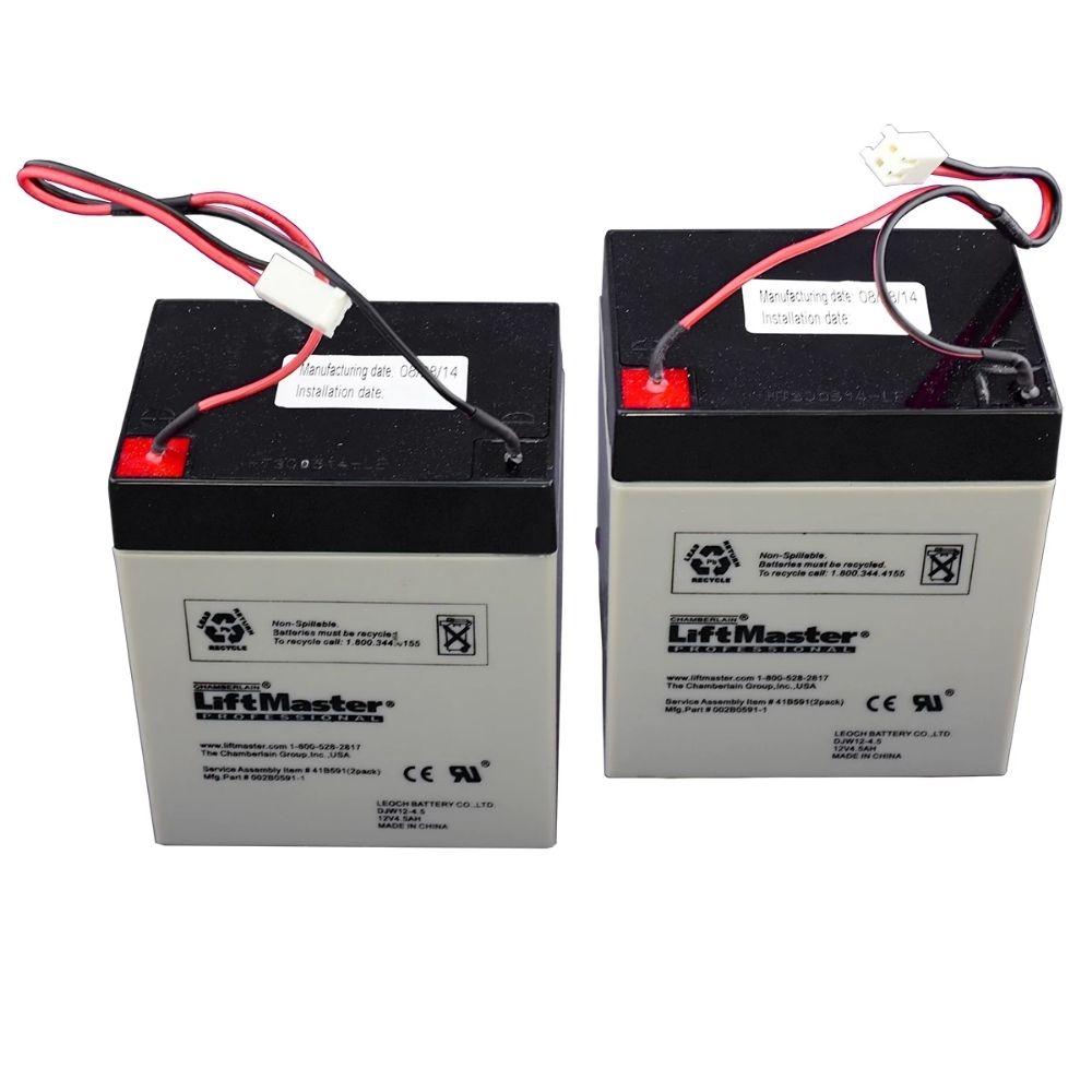 LiftMaster 041B0591 Battery Backup Kit (Qty. 2)