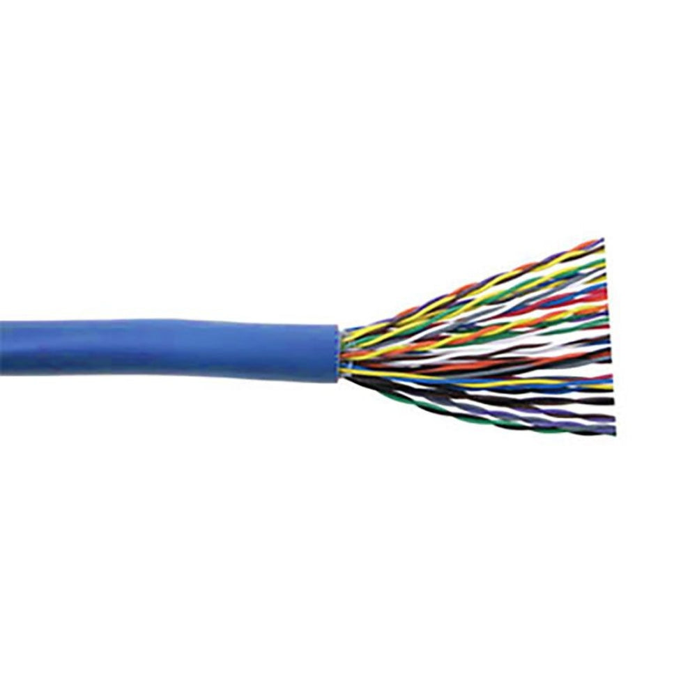 SCP CAT5E 25-Pair Unshielded Cable PVC Blue 1000 ft. Spool CAT5E-25PR
