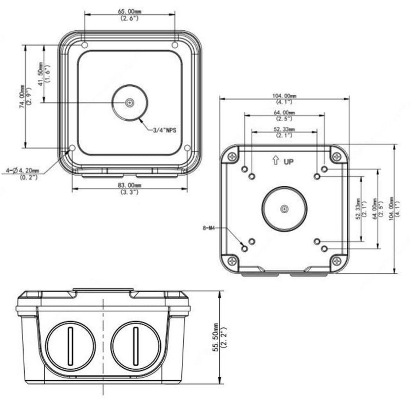UNV Bullet Camera Junction Box TR-JB06-A-IN | All Security Equipment
