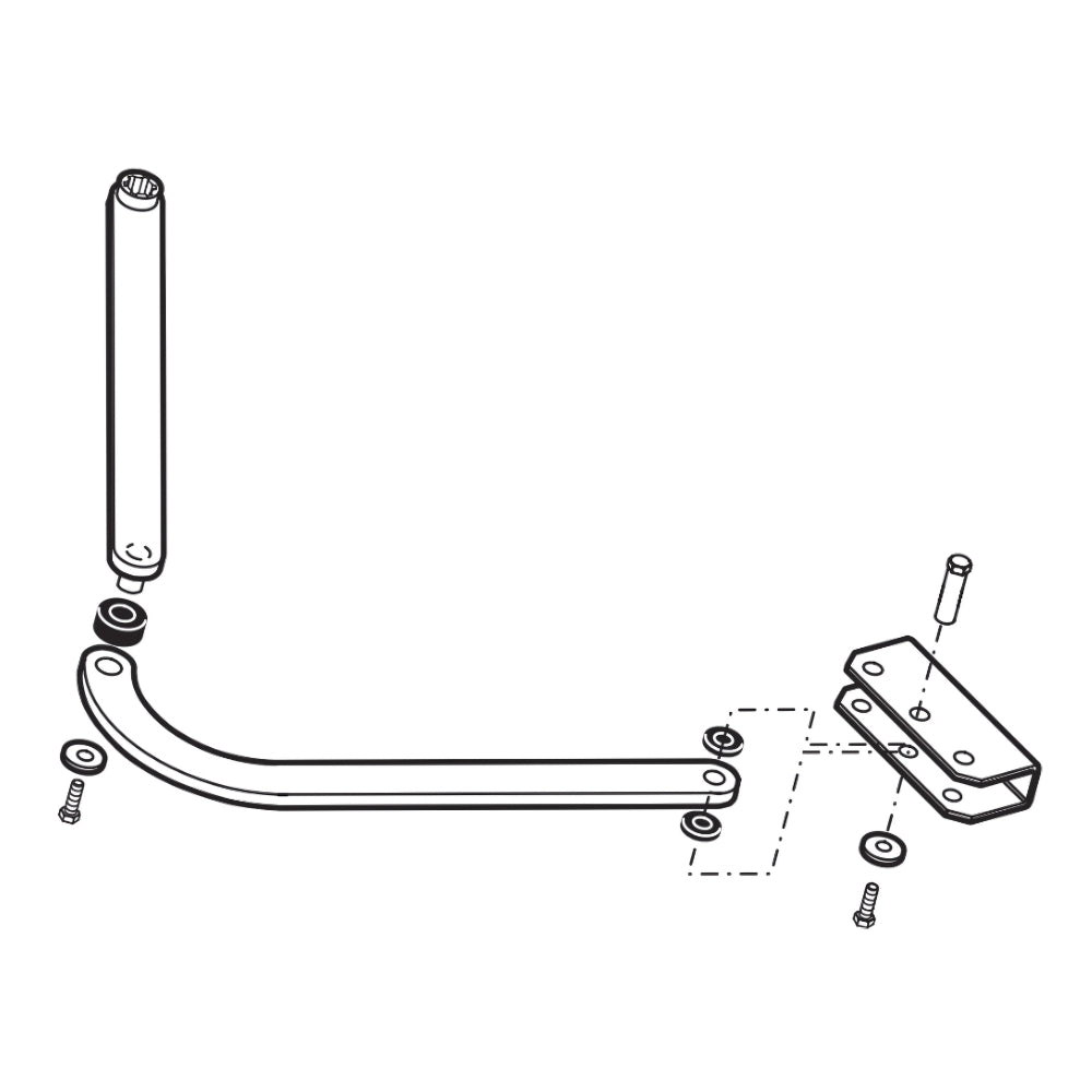 Viking 7387051 Steel Articulated Arm for X390 Swing Gate Operator